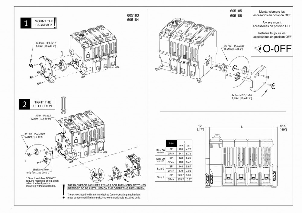 Legrand installation document, page 2