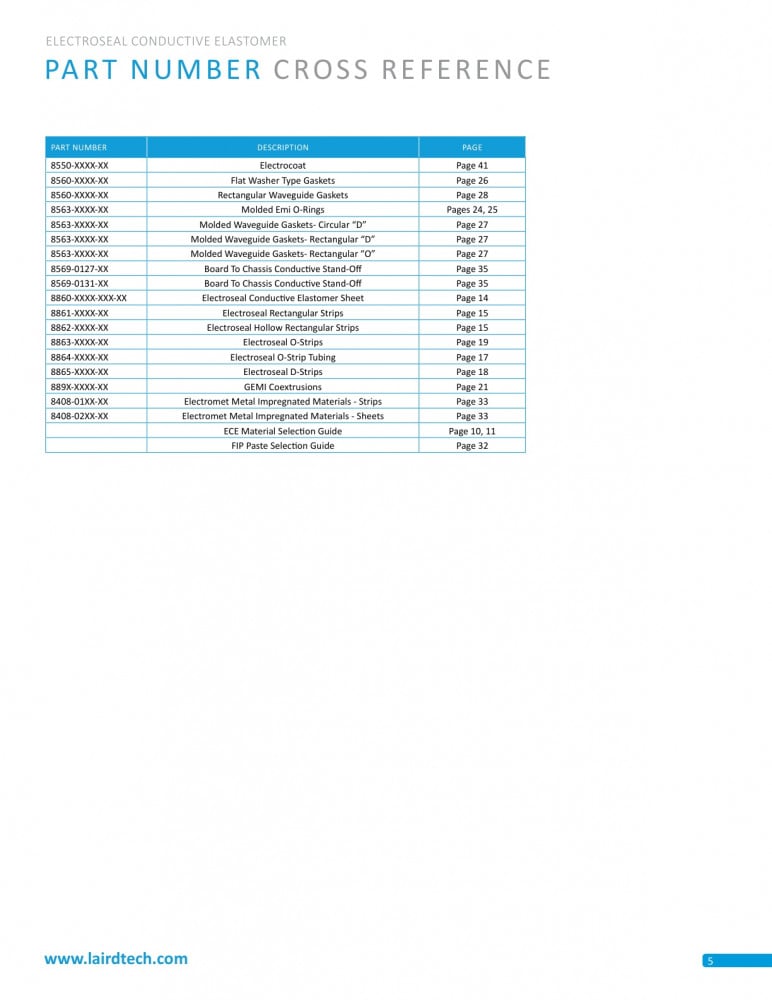 Laird ElectroSeal document page 7