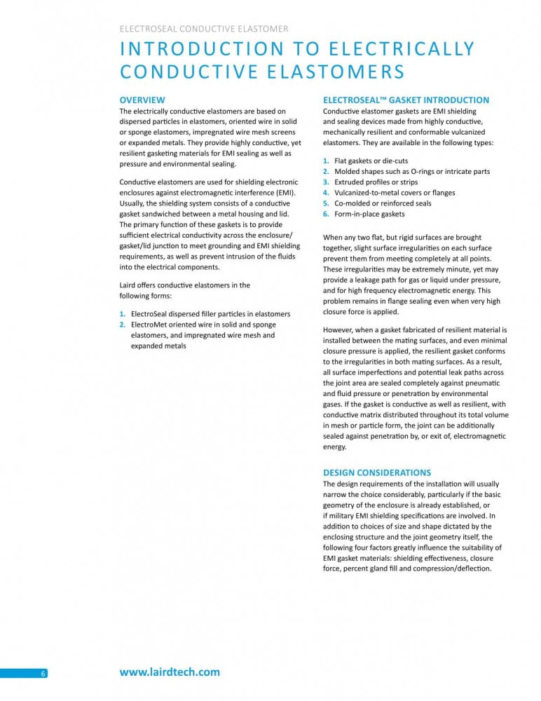 Laird ElectroSeal document page 8