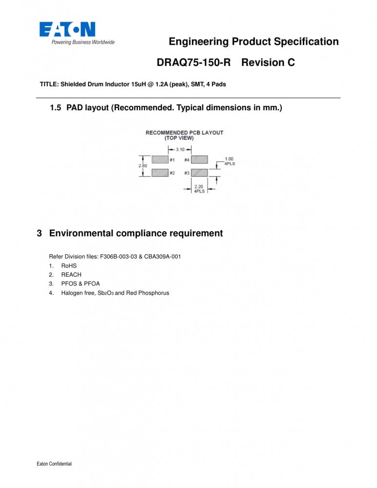 DRAQ75-150-R technical document page 4