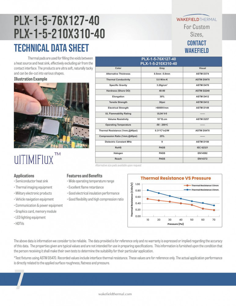 WAKEFIELD ulTIMiFlux datasheet page 7