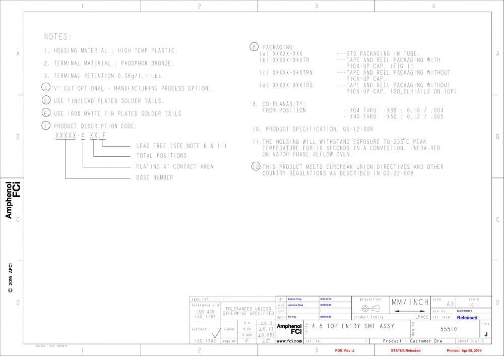Amphenol 55510 drawing page 3