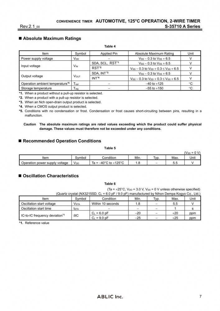S-35710 series datasheet page 7