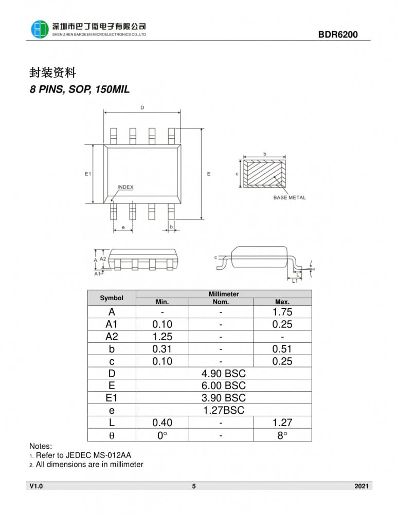 BDR6200 datasheet page 5