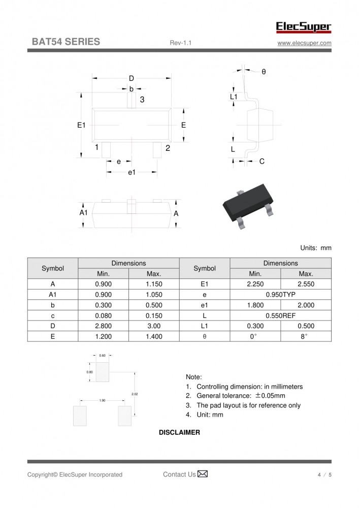 BAT54S datasheet page 4