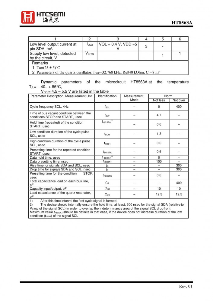 HT8563A technical document page 4
