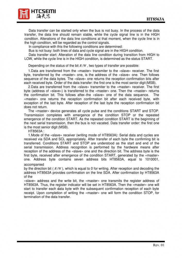 HT8563A technical document page 9