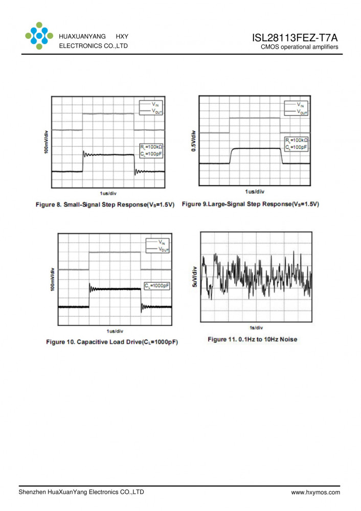 ISL28113FEZ-T7A-HXY datasheet page 7