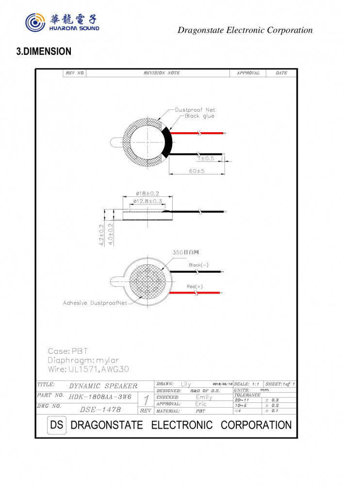 HDK-1808AA-3W6 reliability page 1