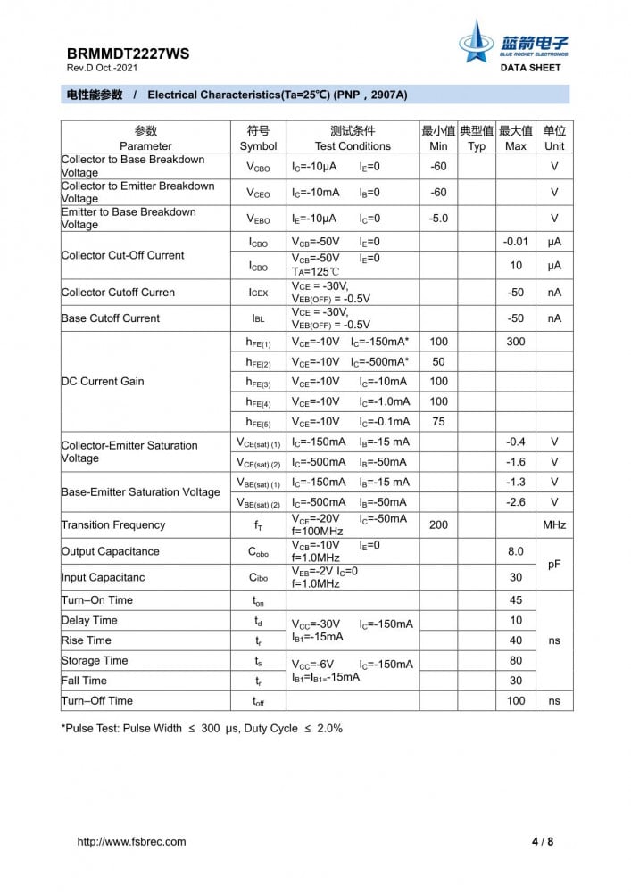BRMMDT2227WS datasheet page 4