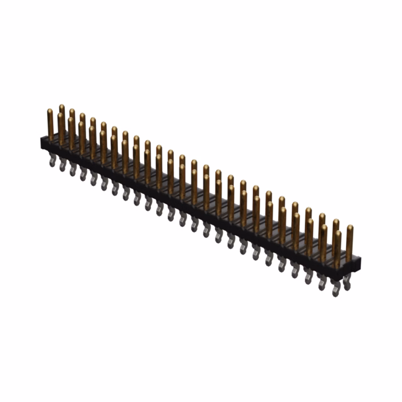 2.00mm Pitch Milli-Grid Straddle Mount Header, 50 Circuits, 0.38µm Gold (Au) Selective Plating, Tray Packaging, Lead-Free for sale