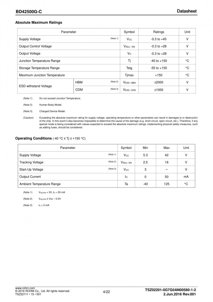 BD42500G-CTR technical document page 4