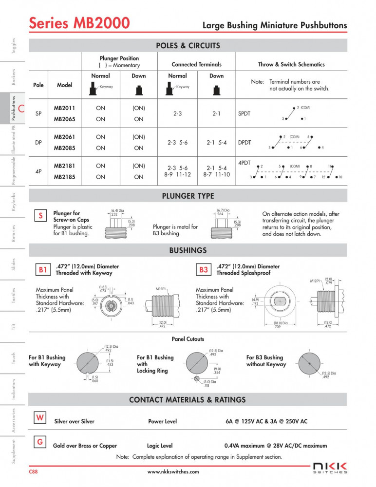 MB2000 series catalog page 4