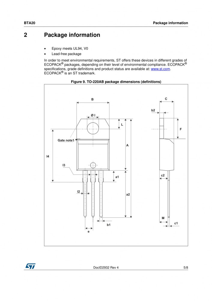 BTA20-700CWRG datasheet page 5