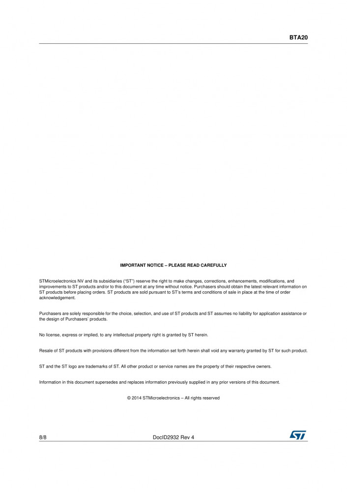 BTA20-700CWRG datasheet page 8