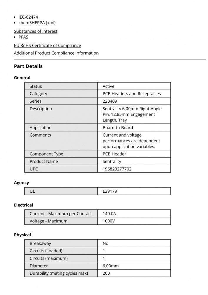 MOLEX 2204091011 technical document image 2