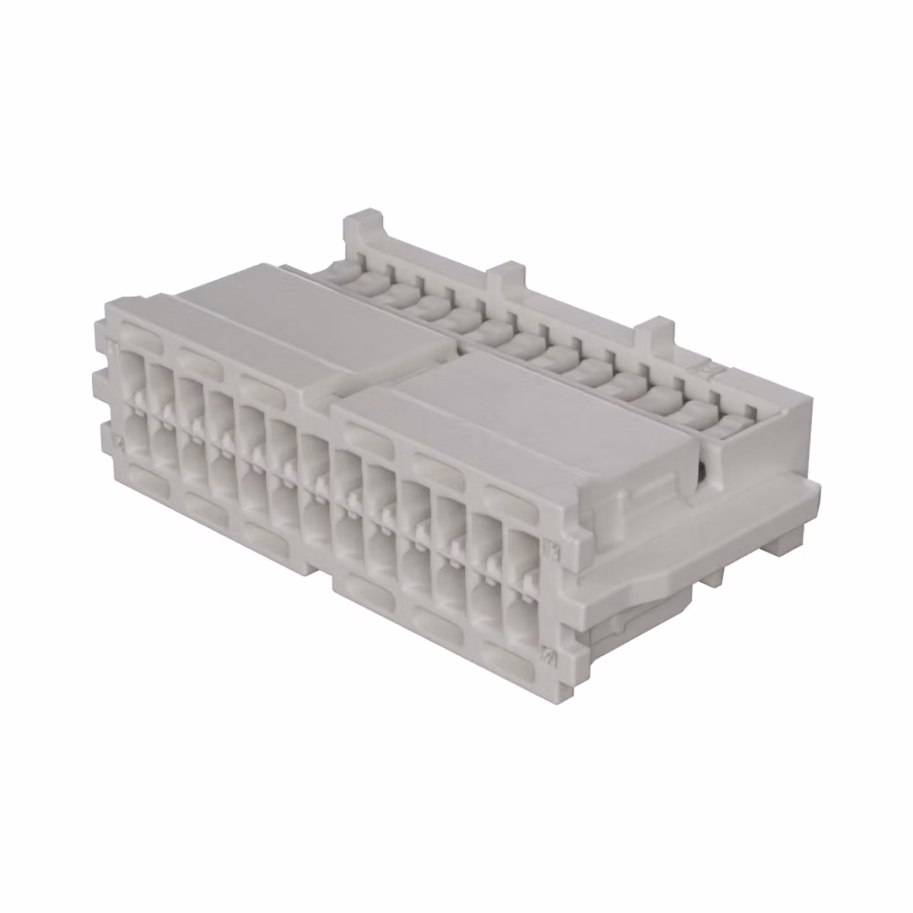 MX-DaSH CTX50 Terminal Receptacle Cartridge, 26 Circuits, Keying Option B, Natural (White) for sale
