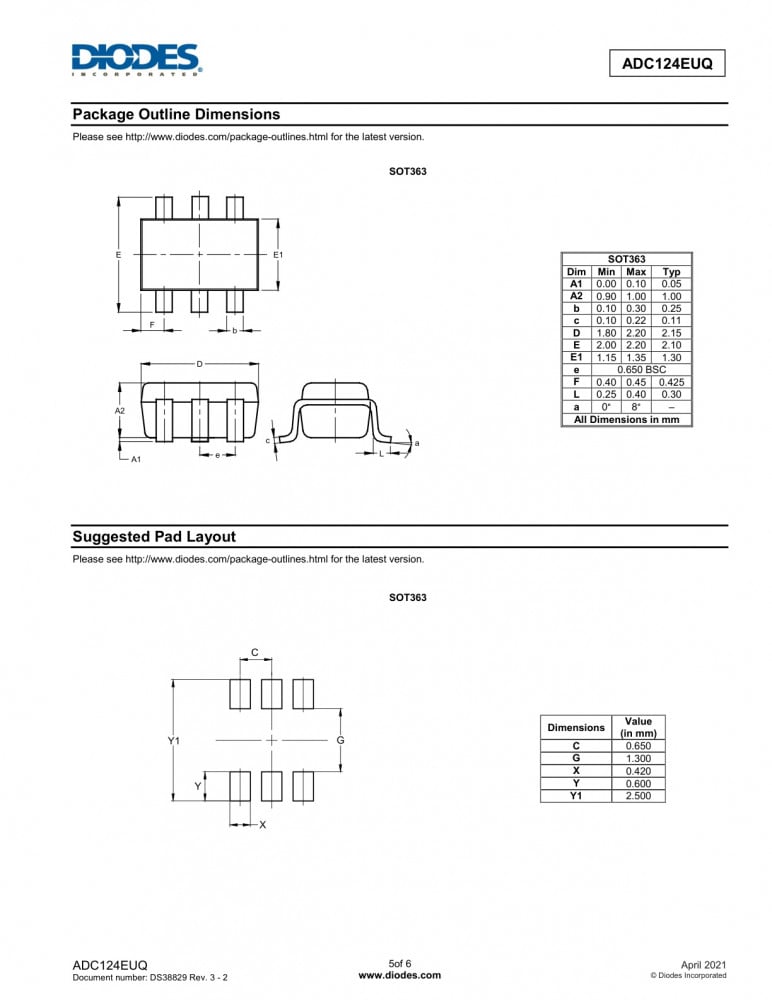 ADC124EUQ-7 datasheet page 5