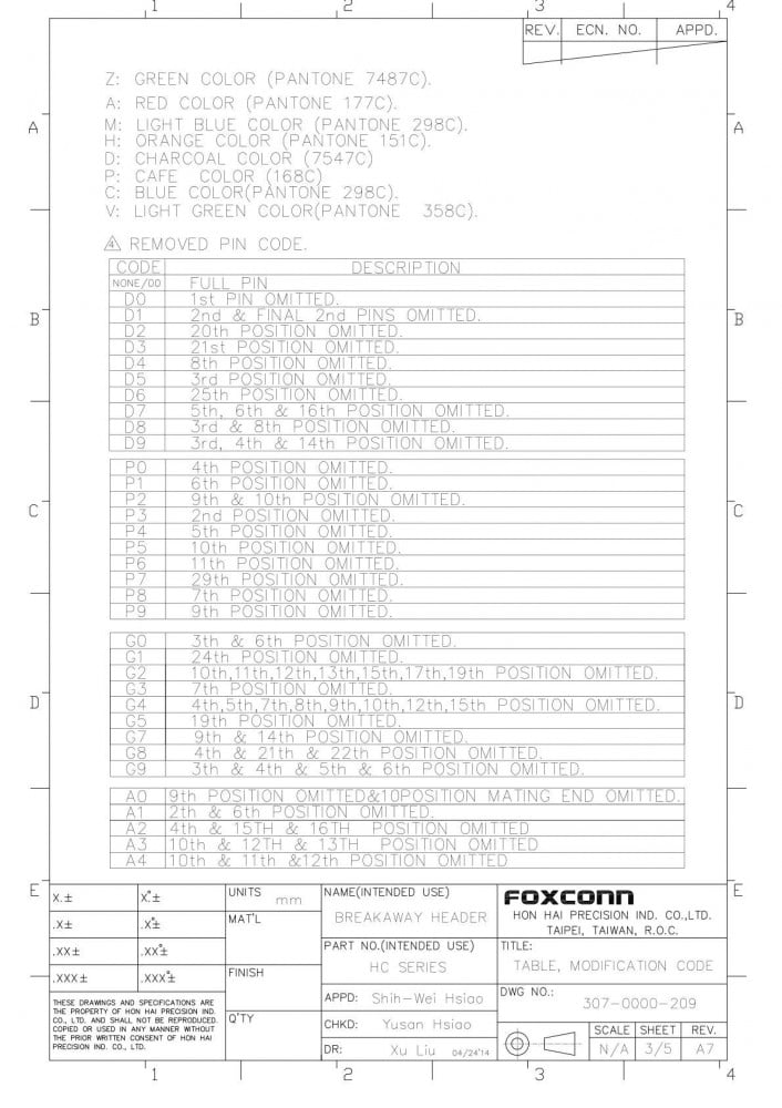 HC11051-P5 technical drawing page 7