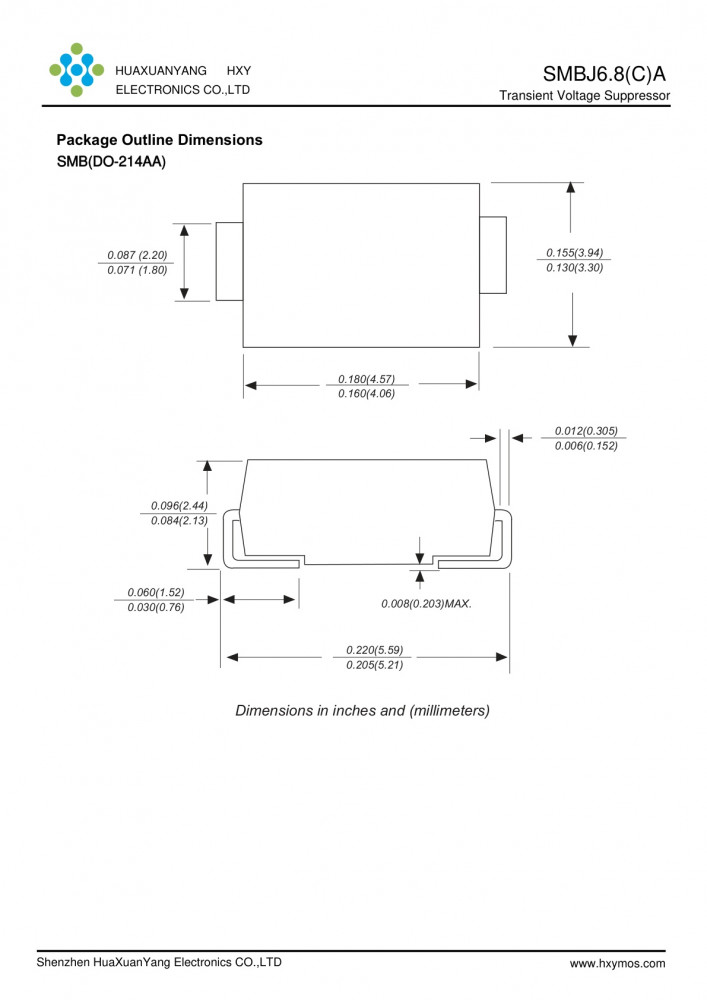 SMBJ6.8CA datasheet page 3