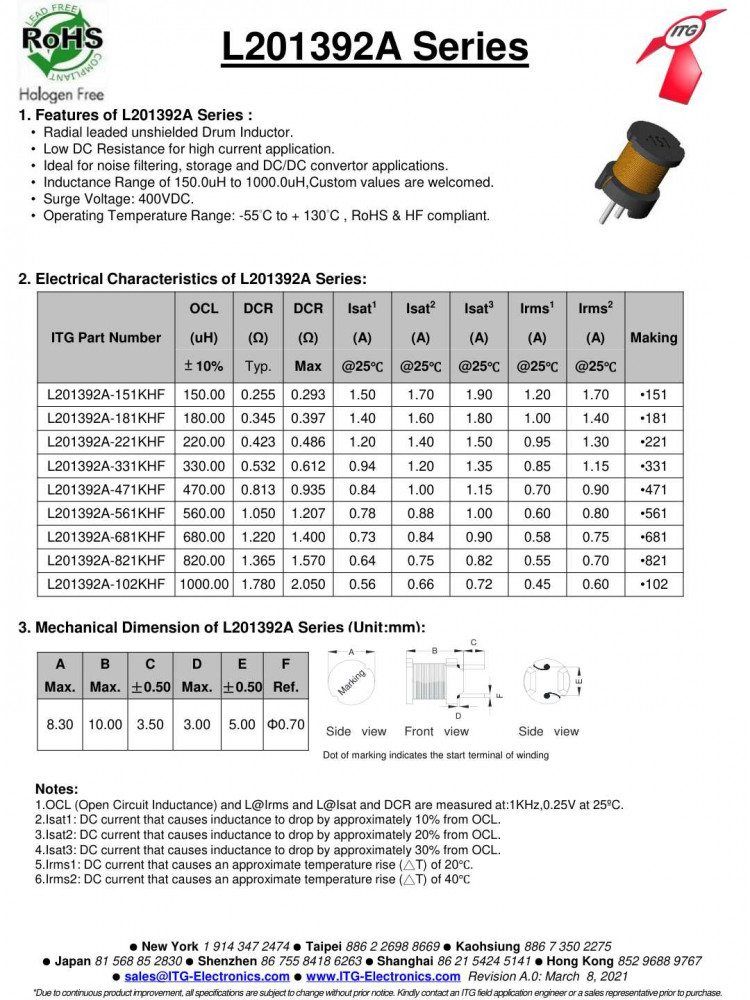 L201392A technical document, page 1