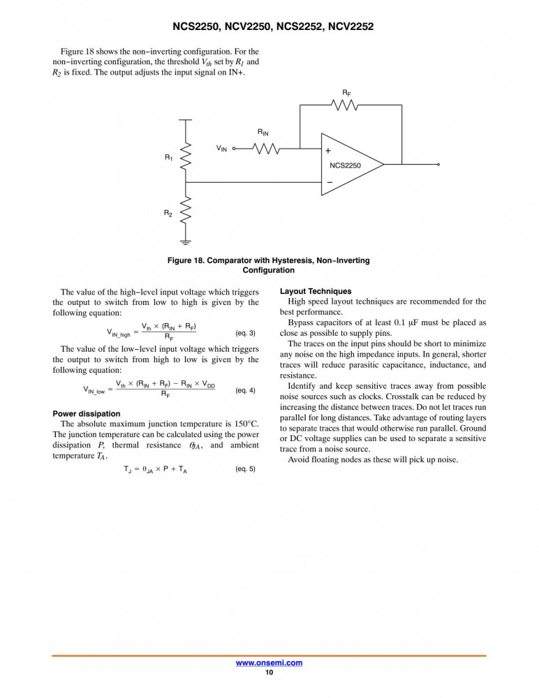 NCS2250 datasheet page 10
