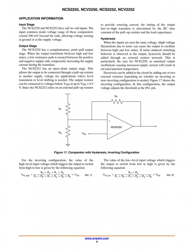 NCS2250 datasheet page 9