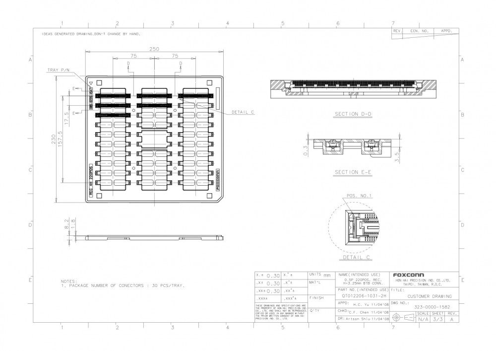 QT012206-1031-2H technical drawing page 3