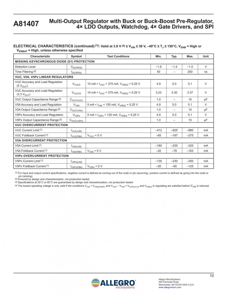 A81407 datasheet page 10