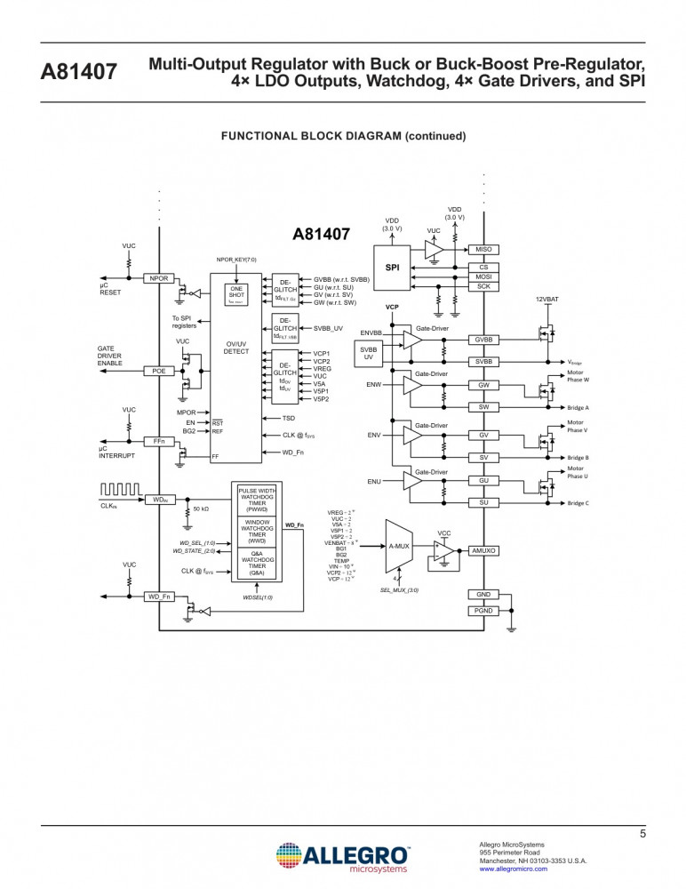 A81407 datasheet page 5