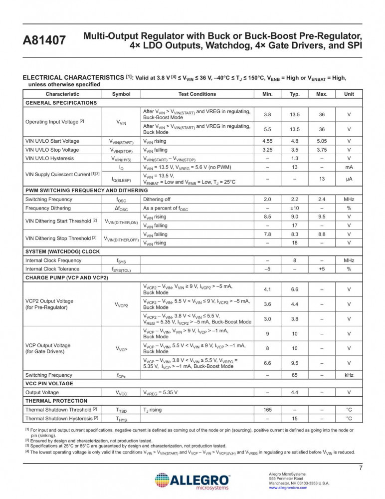 A81407 datasheet page 7