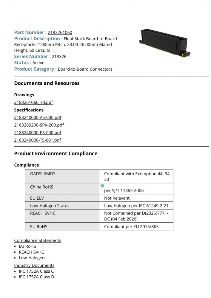 2183261060 technical document page 1