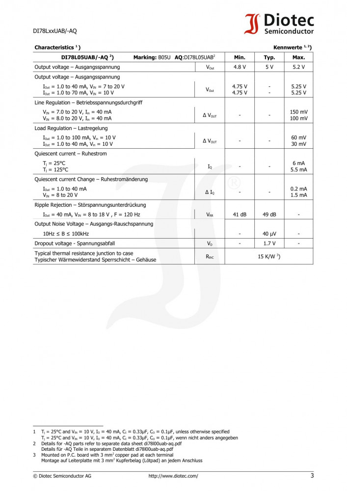 DI78L3.3UAB datasheet page 3