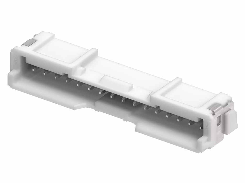 2.00mm Pitch, Micro-Lock Plus PCB Header, Single Row, Right-Angle, Surface Mount, Matte Tin Plating, Positive Lock, 8 Circuits, Low-Halogen, Natural (White)