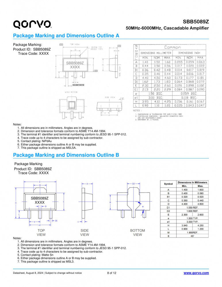 SBB5089Z technical document page 8