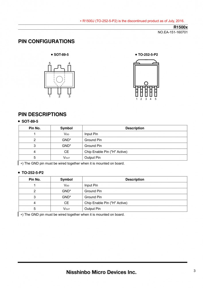 R1500 datasheet page 3