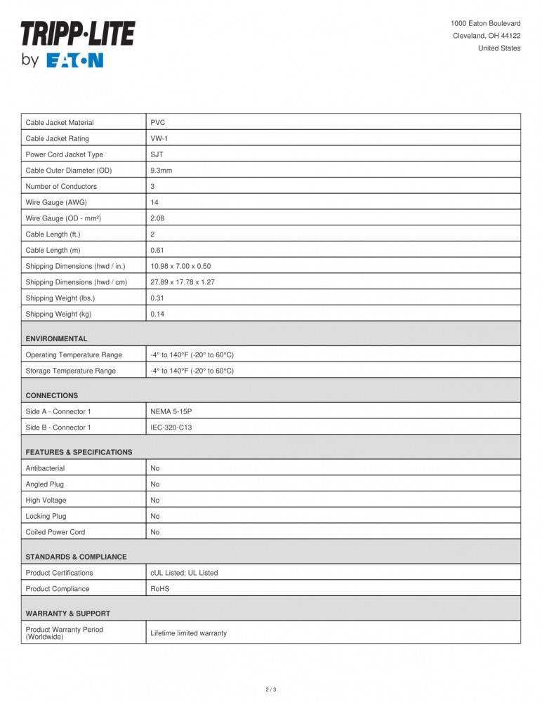 P007-002 technical document page 2