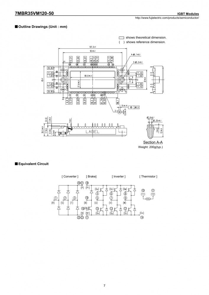 7MBR35VM120-50 datasheet page 7