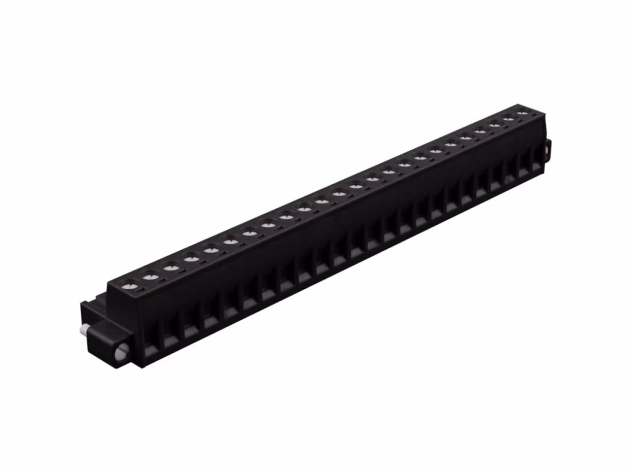 5.00mm Pitch Eurostyle Horizontal Plug, with Retention Screws and Reverse Imprinting, Black, 24 Circuits for sale