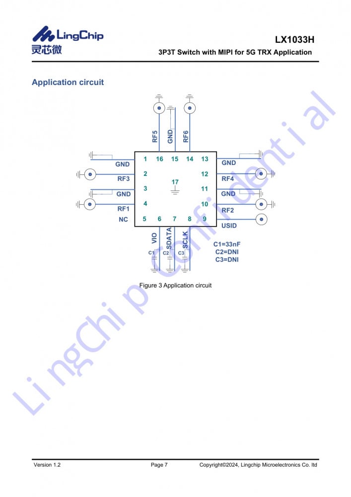LX1033H datasheet page 7