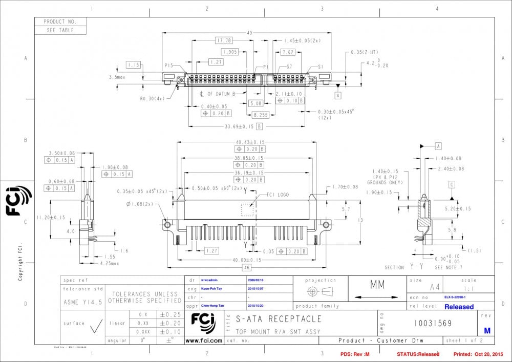 10031569-502CLF technical drawing page 1