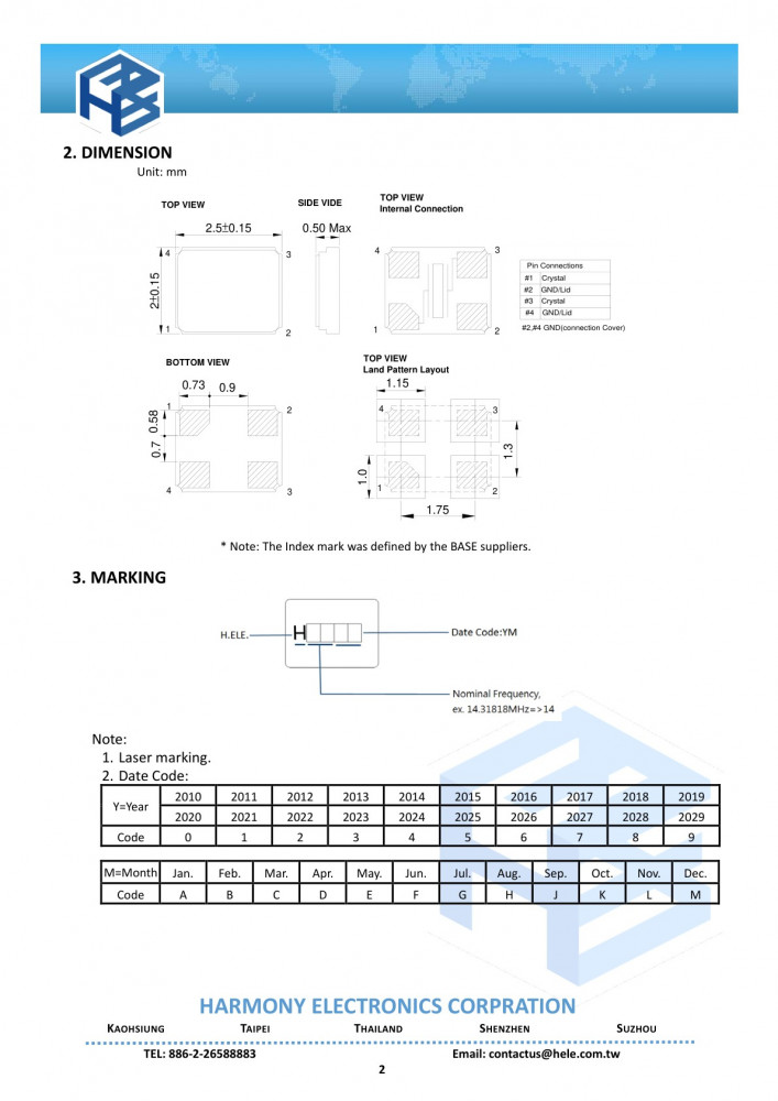X2B038400BA1H-U datasheet page 5