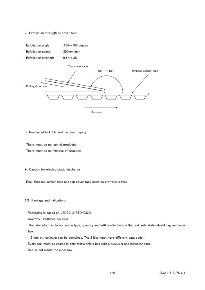 AK5818 quality data document page 5