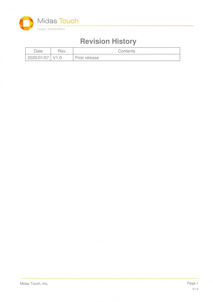 Product specification document page 2