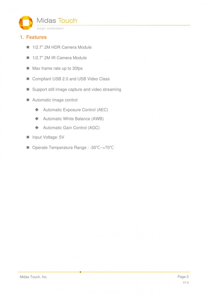 Product specification document page 4