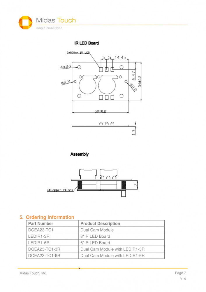 Product specification document page 8