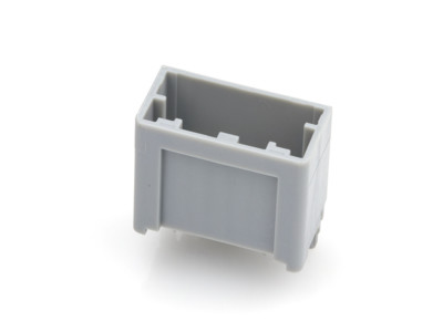 PROPOSED REPLACEMENT: MINI50 GEN II UNSEALED RECEPTACLES (206523 SERIES); Mini50 Unsealed Receptacle, Dual Row, Bridged, 12 Circuits, Polarization Option B, Gray
