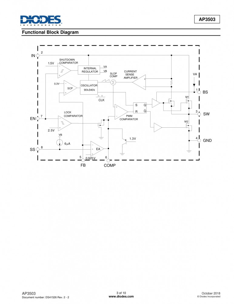 AP3503MPTR-G1 datasheet page 3