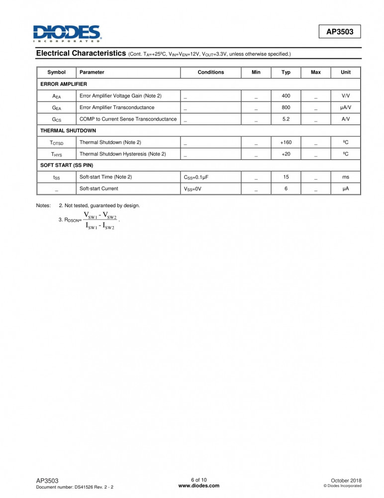 AP3503MPTR-G1 datasheet page 6