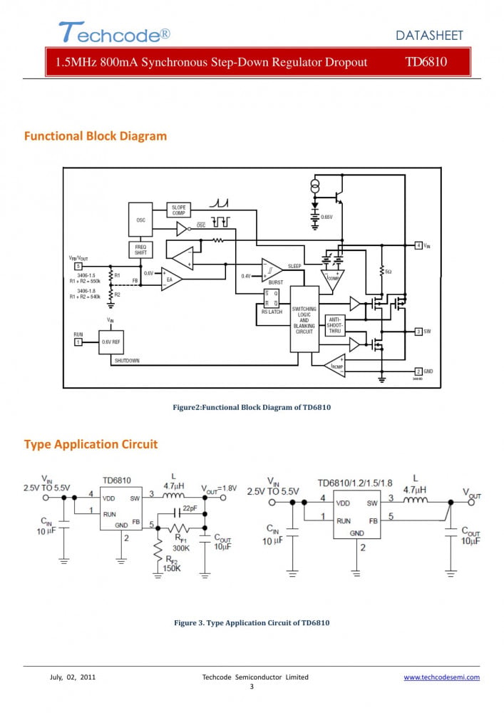 TD6810D datasheet page 3